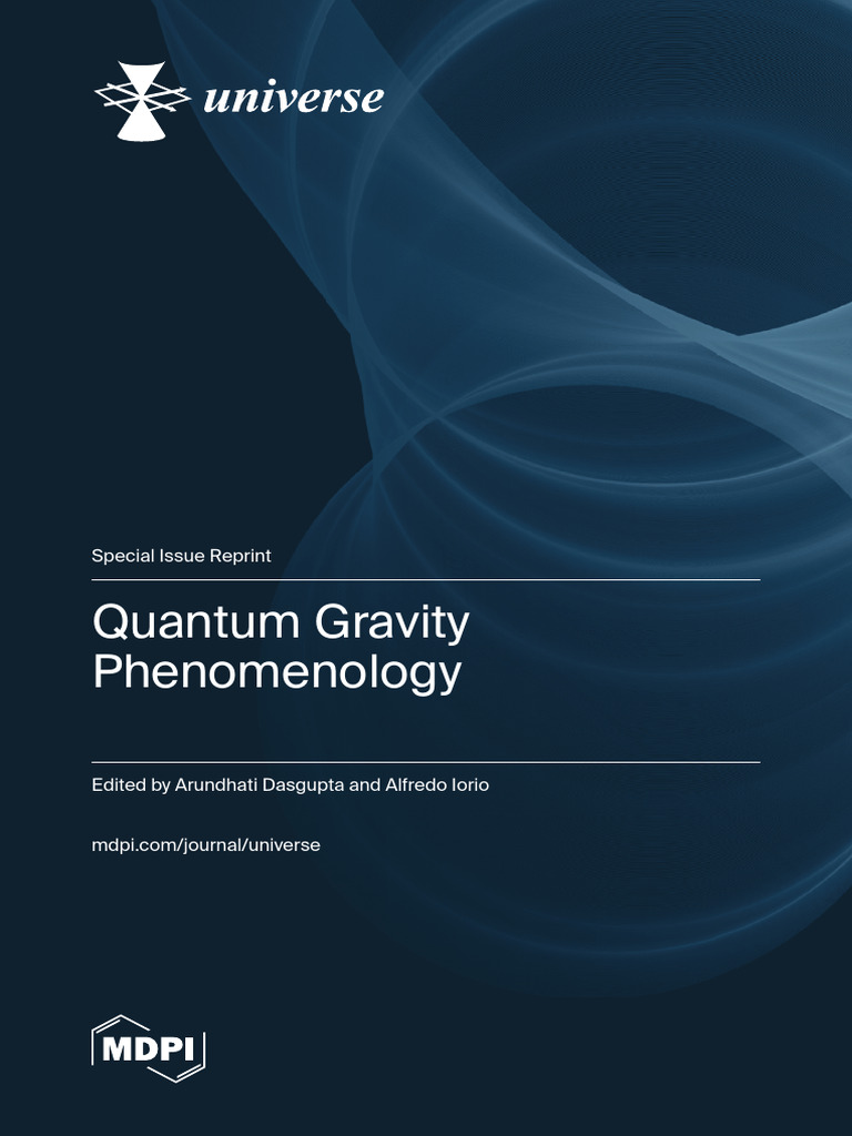 Quantum Gravity Phenomenology | PDF | General Relativity | Quantum Gravity