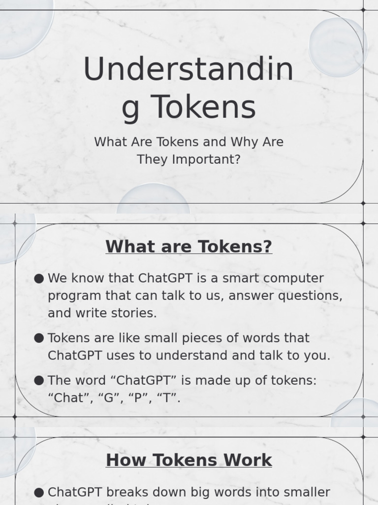 Understanding Tokens | PDF