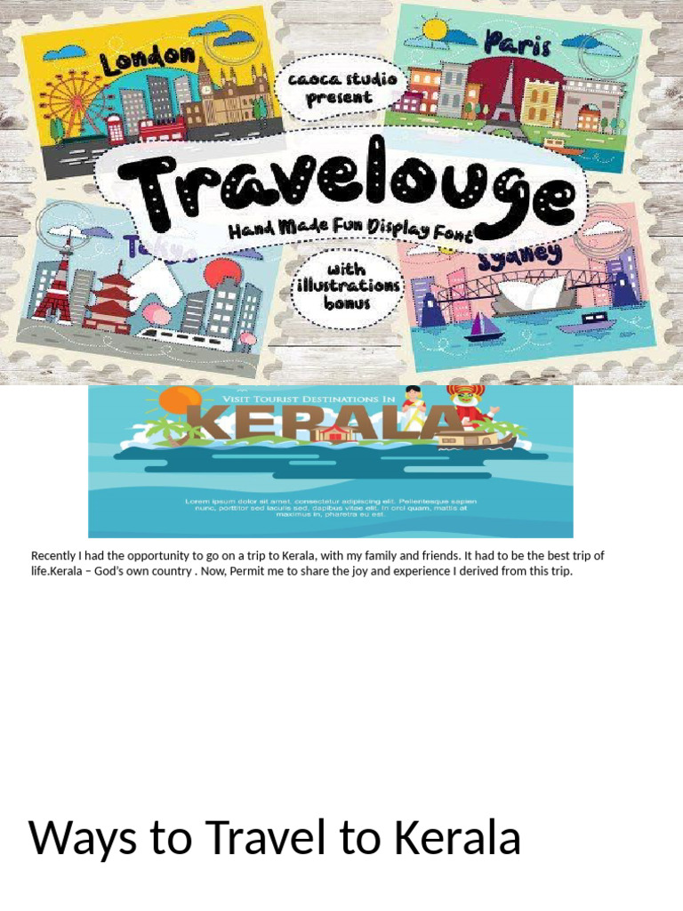 Kerala Travelogue: A Family Journey | PDF