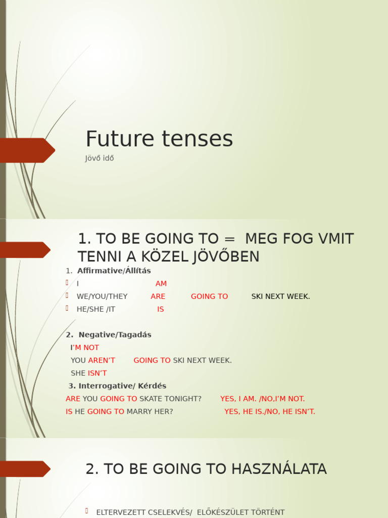 Future Tenses | PDF