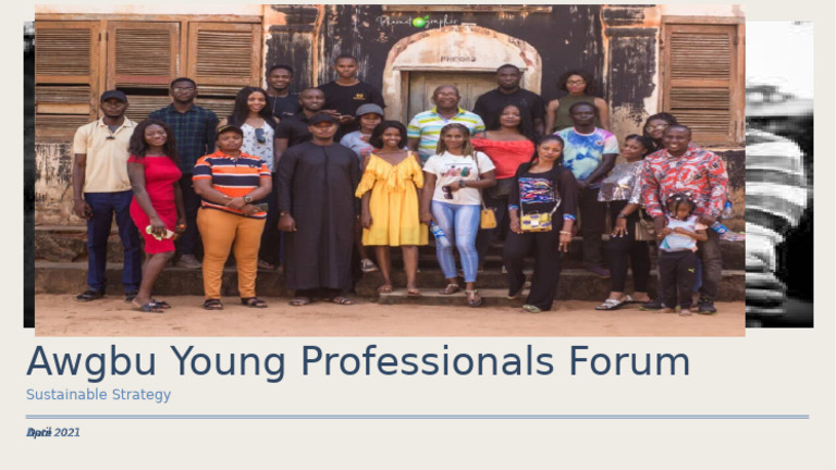 Presentation Awgbu Young Professionals TFund | PDF