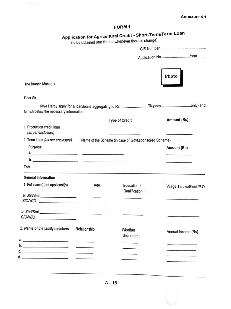 Animal Loans Application PDF | PDF