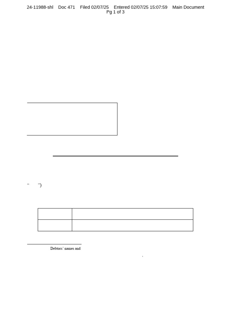 Plan Supplement - Exhibits A, B, C, - D Doc 471 | PDF | Securities ...