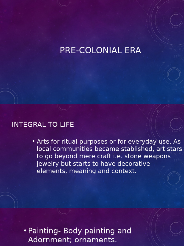 Pre-Colonial and Islamic Art Overview | PDF