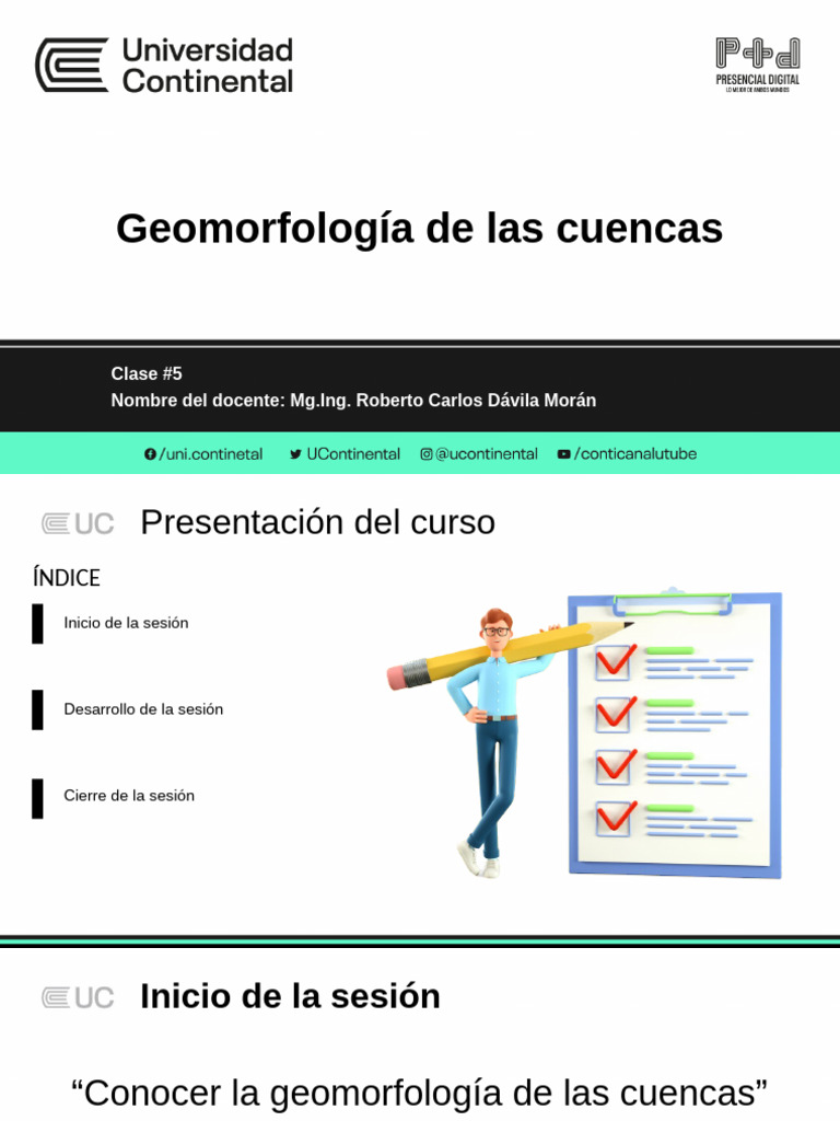 Sesion 5 UC - Geomorfología de Las Cuencas | PDF