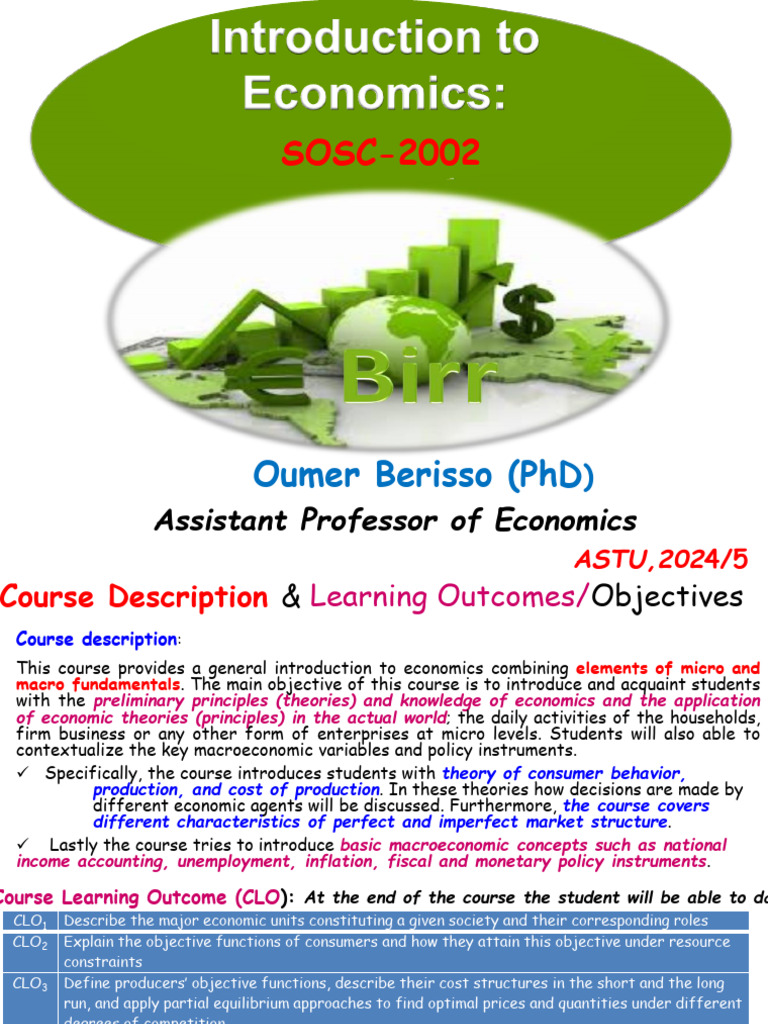 Introduction To Economics CH 0A Introduction PPF) 2024 5 | PDF ...