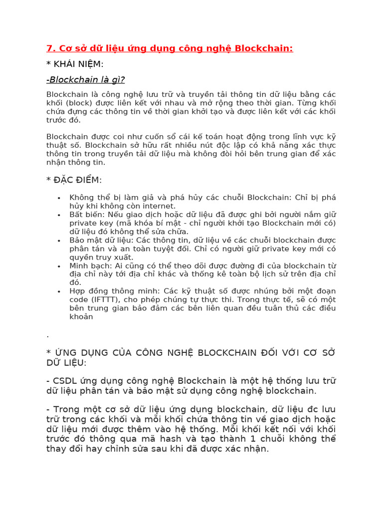 CSDL NG D NG Blockchain | PDF