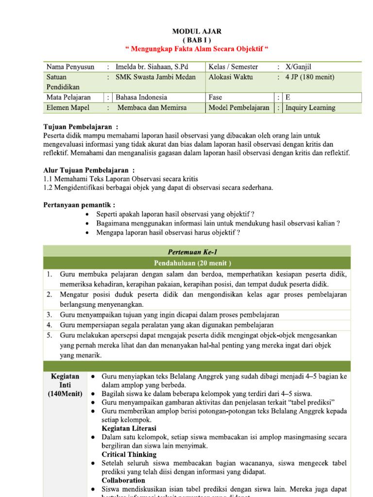 BAB 1 Modul 1 Revisi | PDF