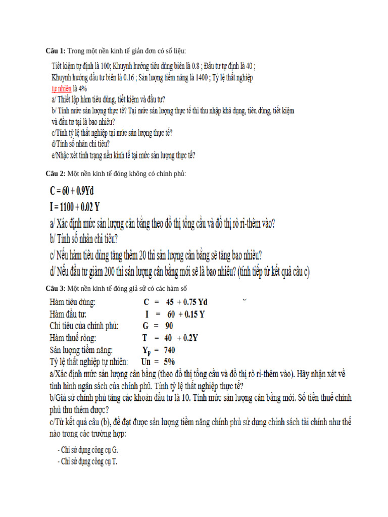 Bai Tap Chuong 4 | PDF