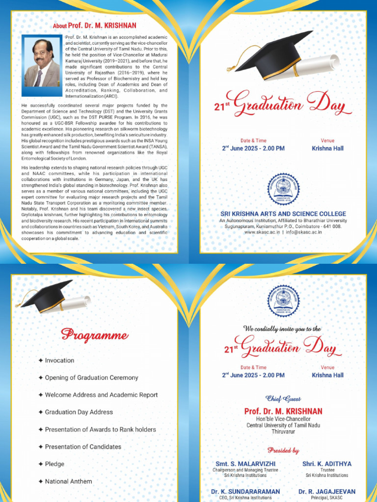 21st Graduation Day Invitation | PDF