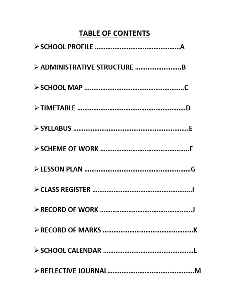Comprehensive School Documentation Guide | PDF