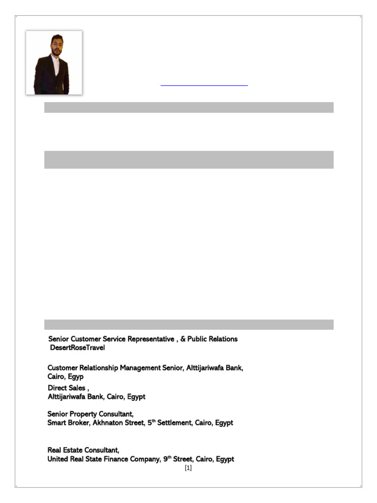 Muhammed Adel CV 2 | PDF