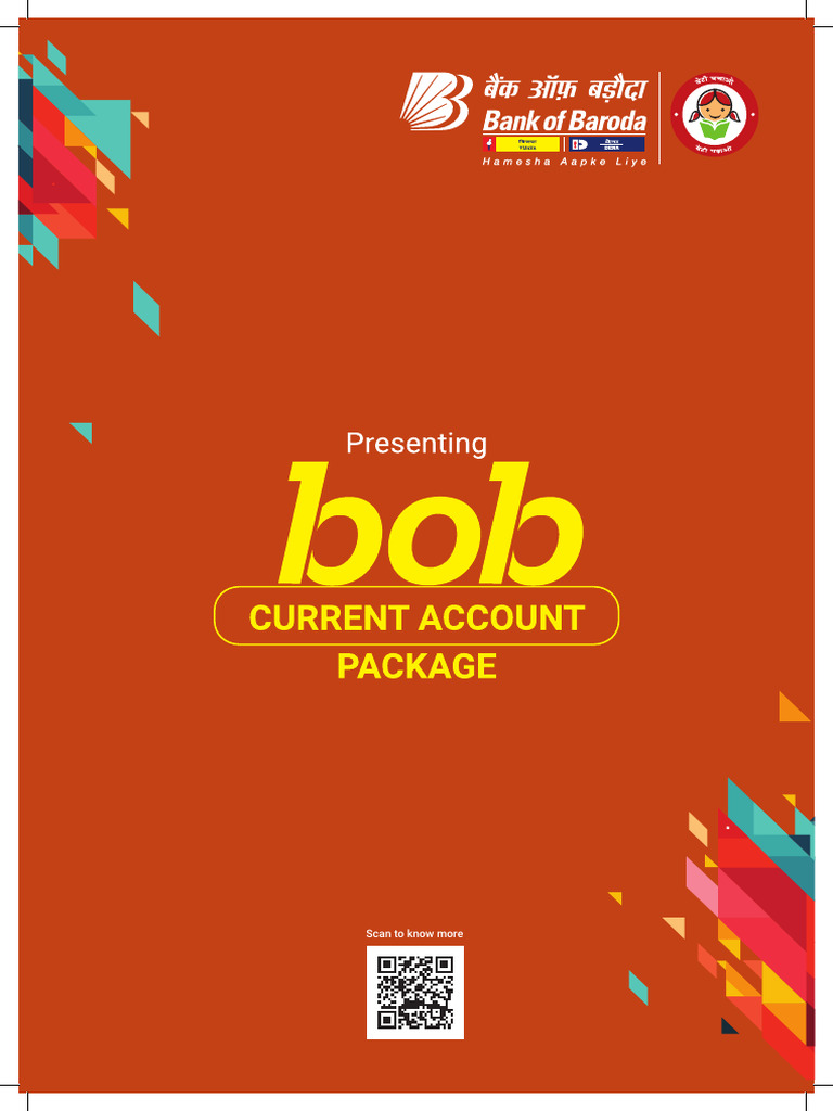 BOB Current Account Package - Booklet - PG 1 | PDF | Transaction ...