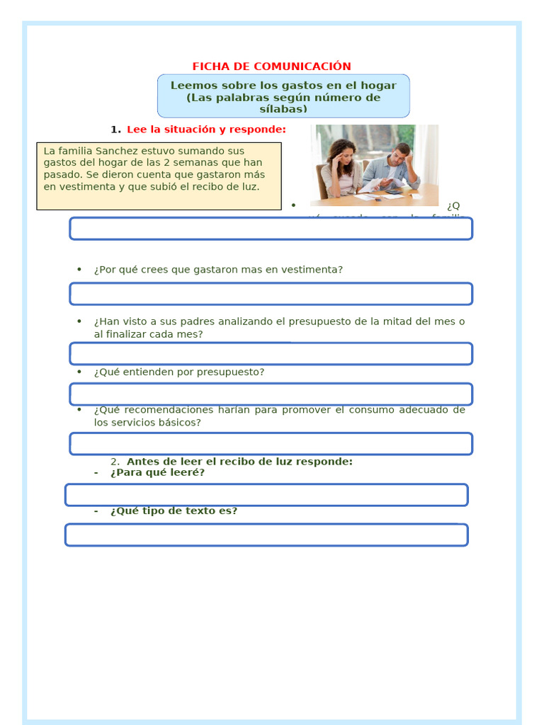 Ficha Comu 27 Mayo | PDF