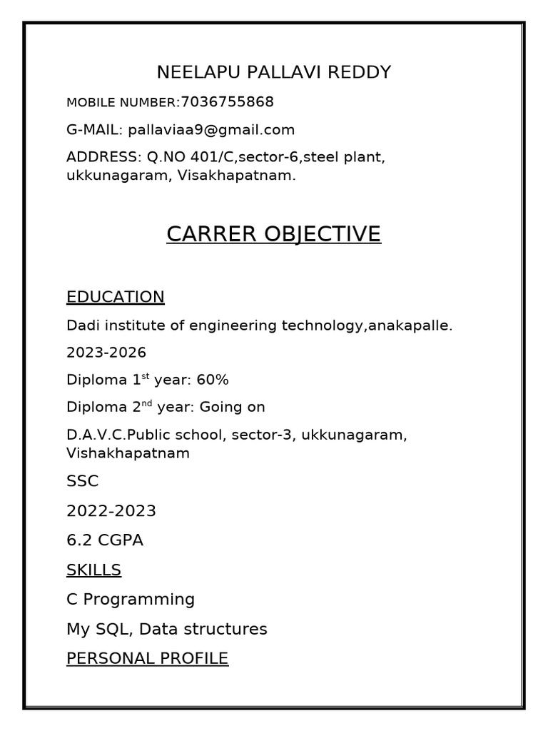 Neelapu Pallavi Reddy | PDF