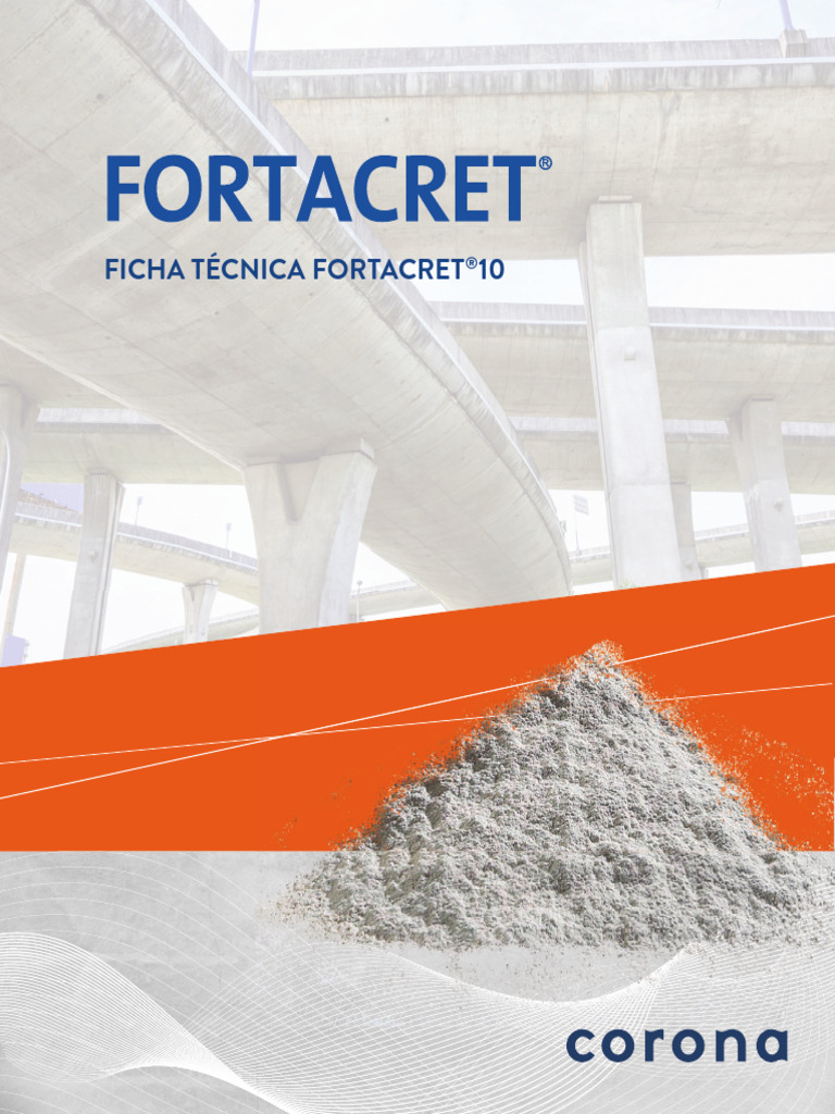 FT Fortacret®10 - Ficha de Producto | PDF | Hormigón | Cemento