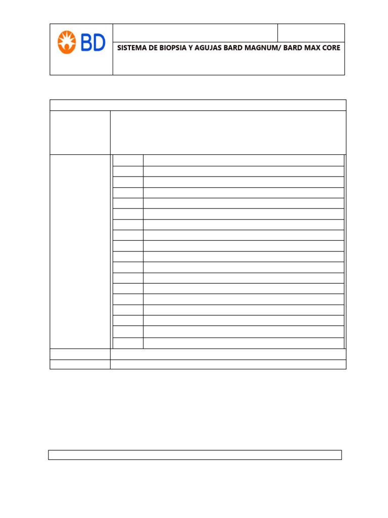 2027 - Aguja Biopsia 14gx10cm Mn1410 Cajax 10 FT | PDF | Biopsia ...