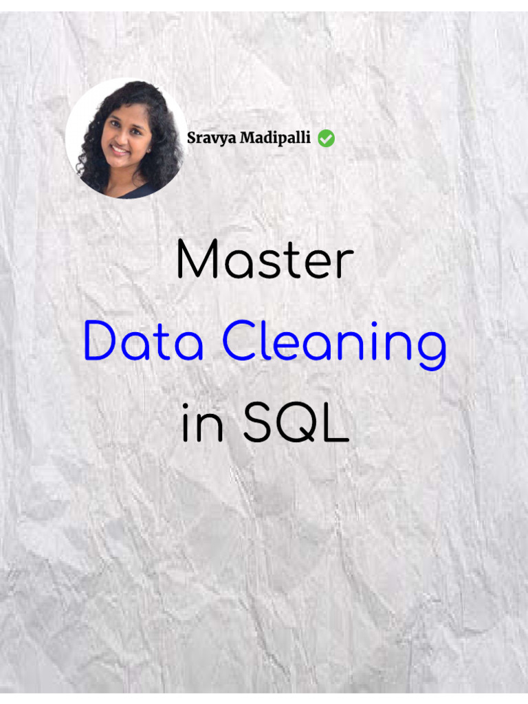 Data Cleaning in SQL | PDF