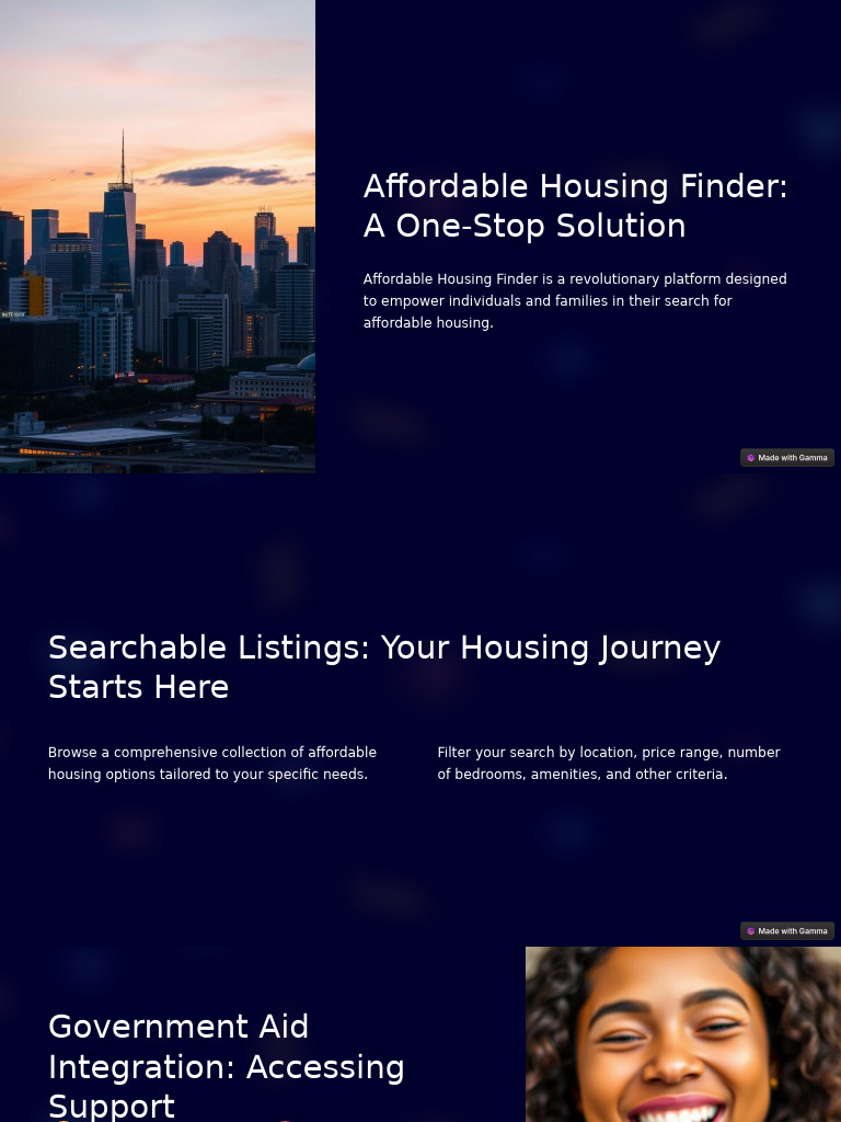 Affordable Housing Finder Platform Guide | PDF | Affordable Housing ...