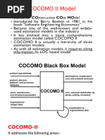 COCOMO II Estimation Guide | PDF | Object (Computer Science) | Complexity
