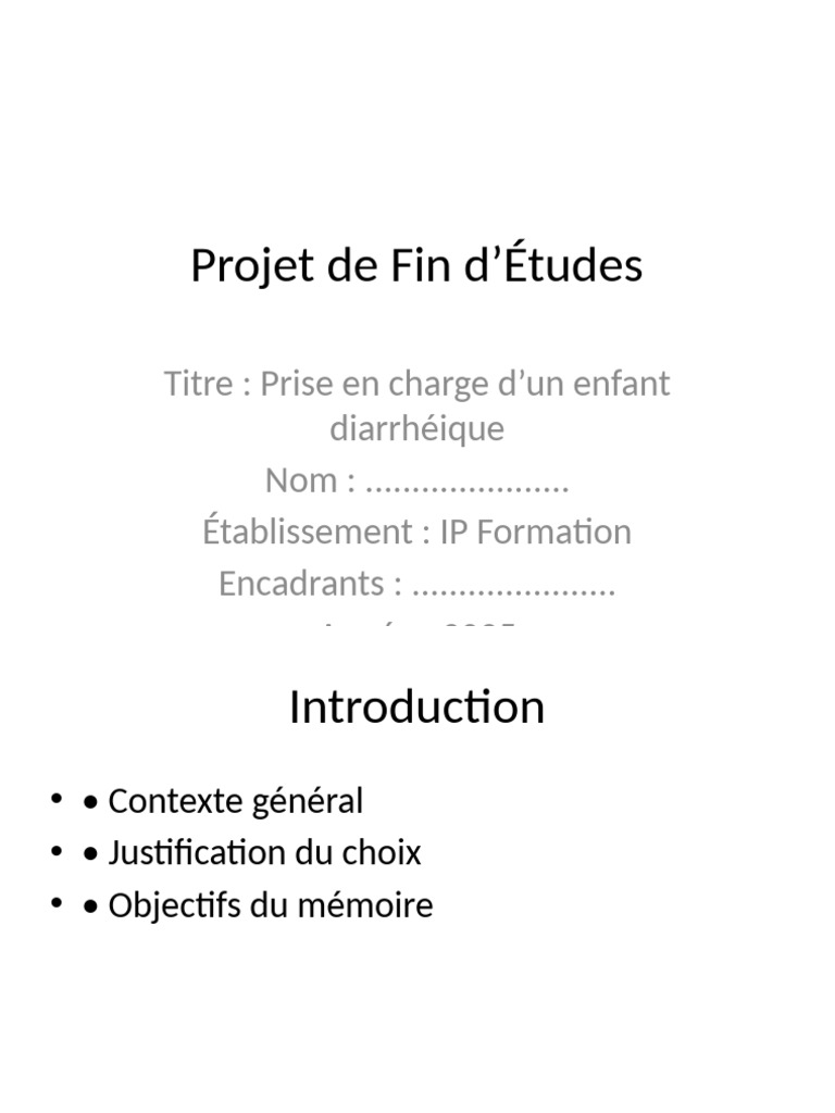 Plan PFE PowerPoint | PDF