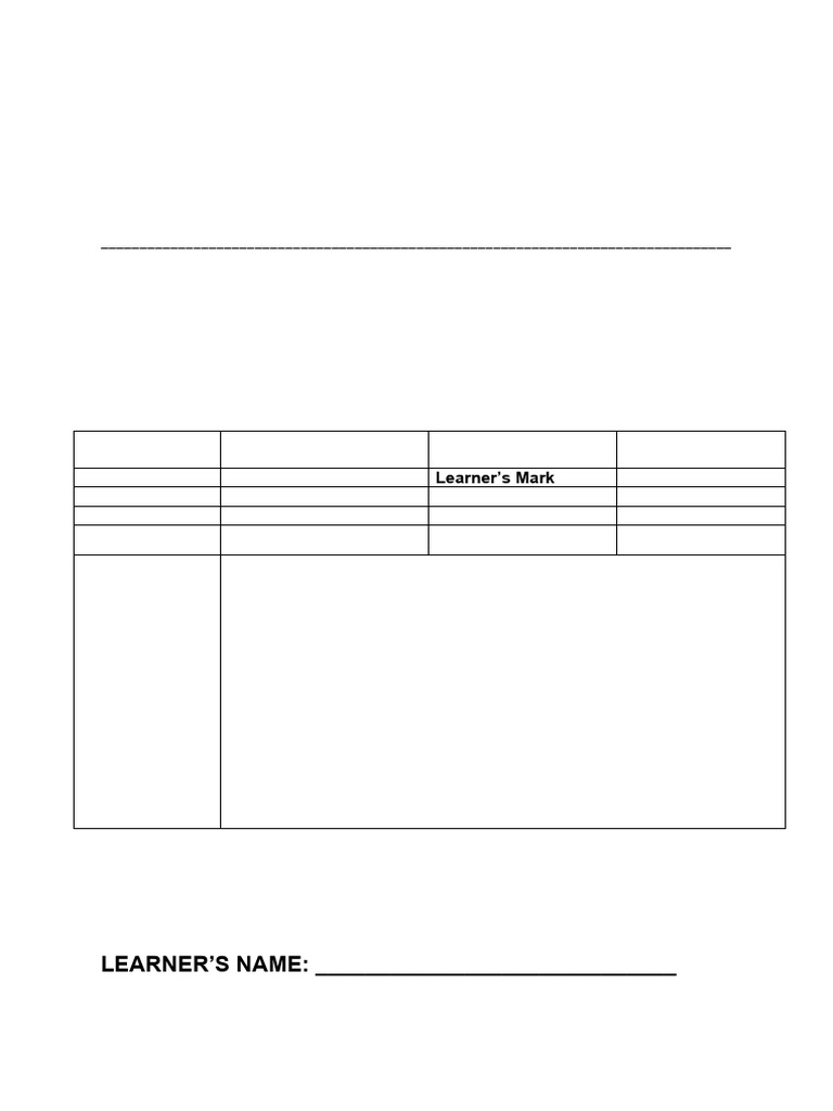 Grade 8 June Exam Cover Page 2025 | PDF