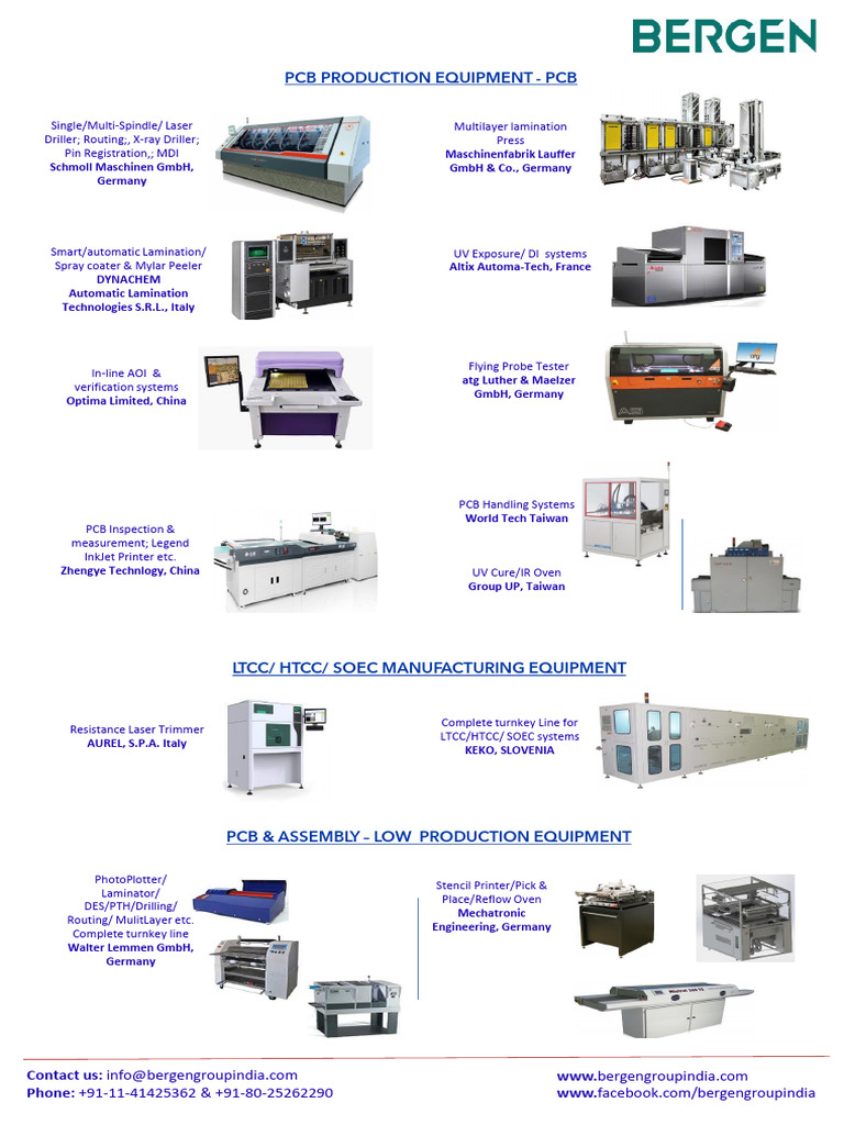 Bergen - Range of Products-Pcb | PDF | Printed Circuit Board | Electronics