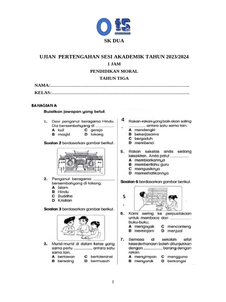 Upsa PM Tahun 3 | PDF