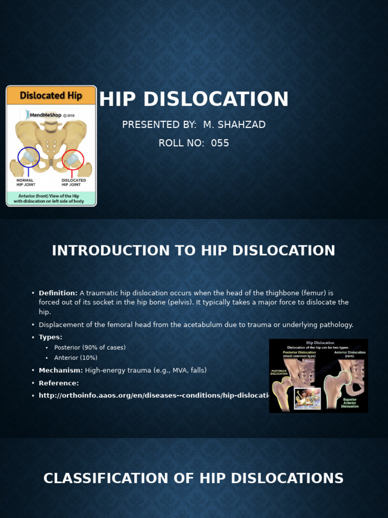 Pediatric Hip Dislocation Overview | PDF | Hip | Anatomical Terms Of Motion