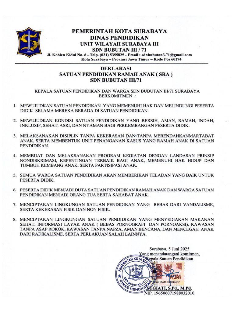 SD 20532957 SDN Bubutan III-71 | PDF