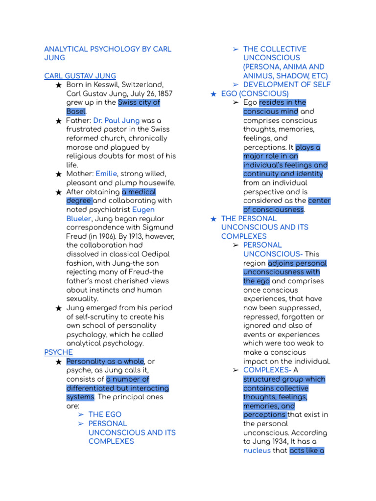 Theories of Personality | PDF | Carl Jung | Analytical Psychology
