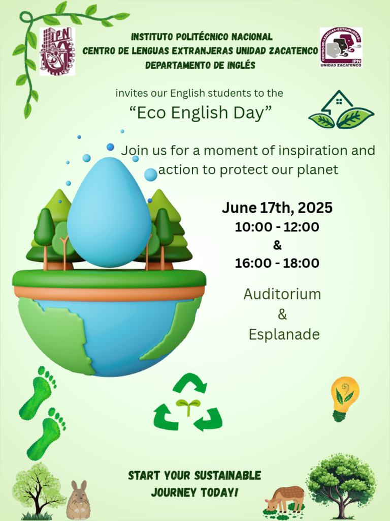 Green Illustrative Save the Earth With 3R Poster_Anexo2 | PDF