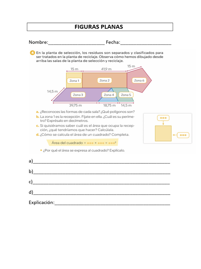 Figuras Planas para Colorear | PDF
