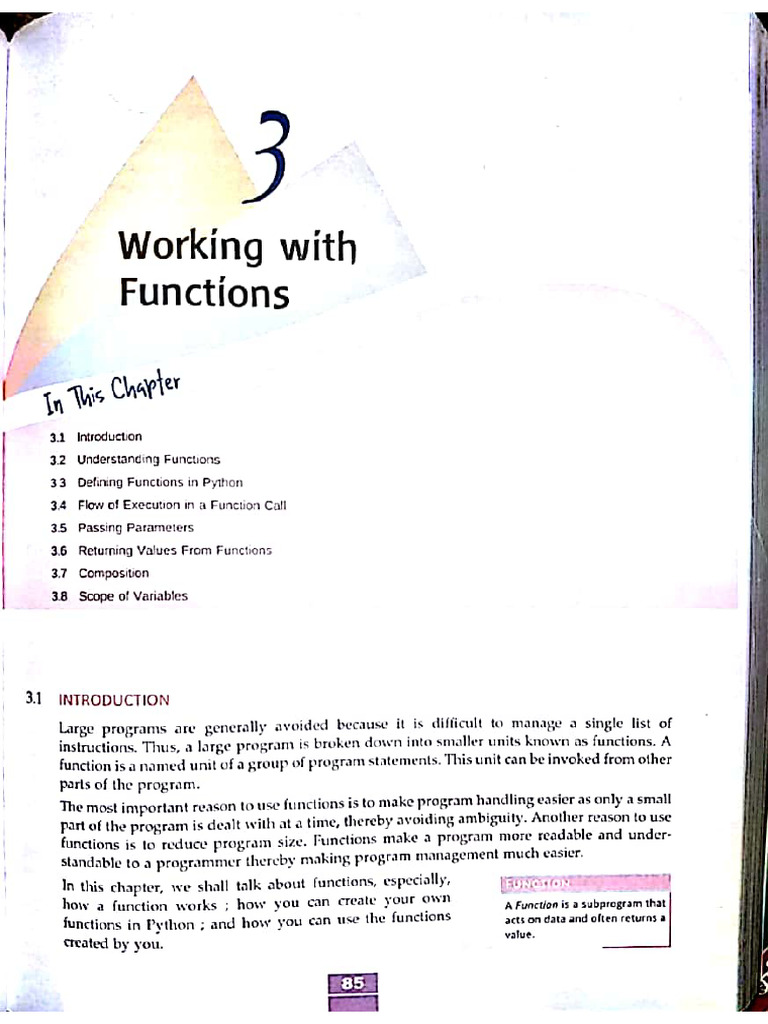 Working With Functions | PDF