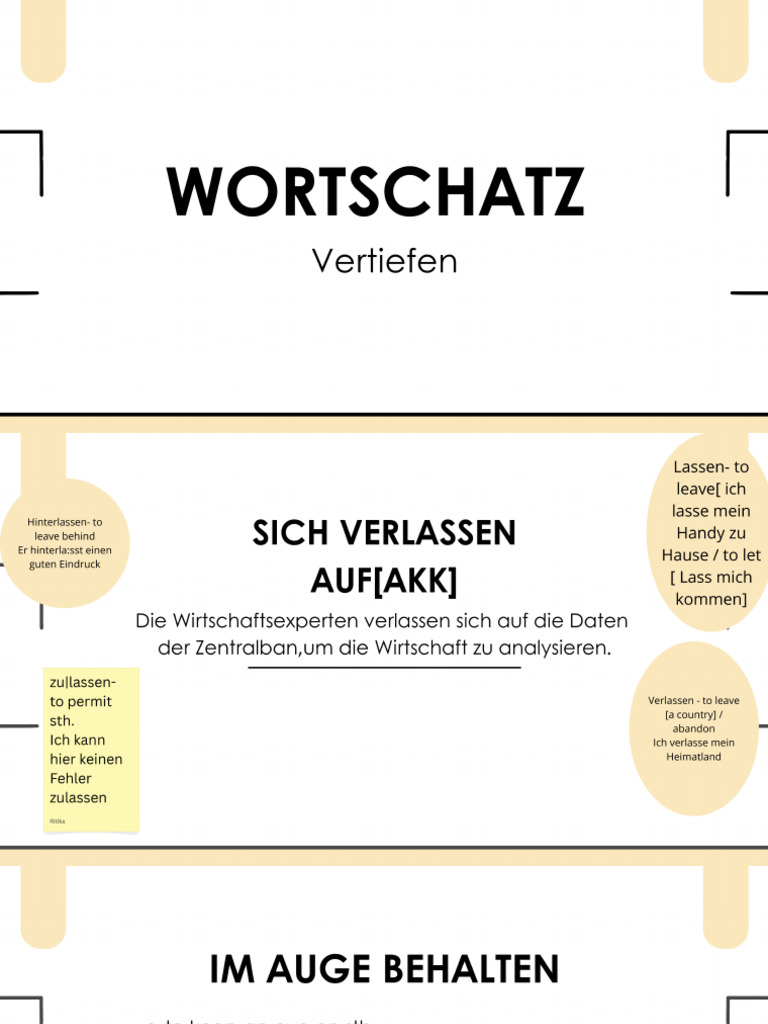 Sich Verlassen Auf | PDF