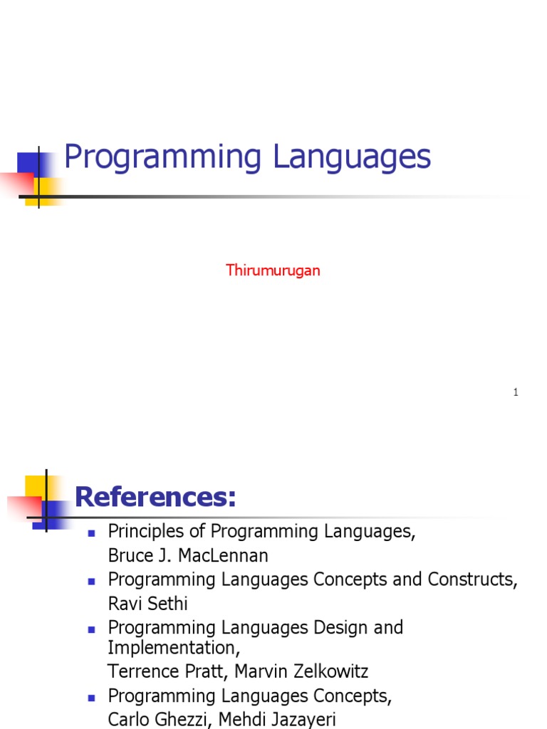 Overview of Programming Languages | PDF | Computer Programming ...