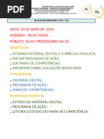 Modelo Plano Aula 2025 | PDF