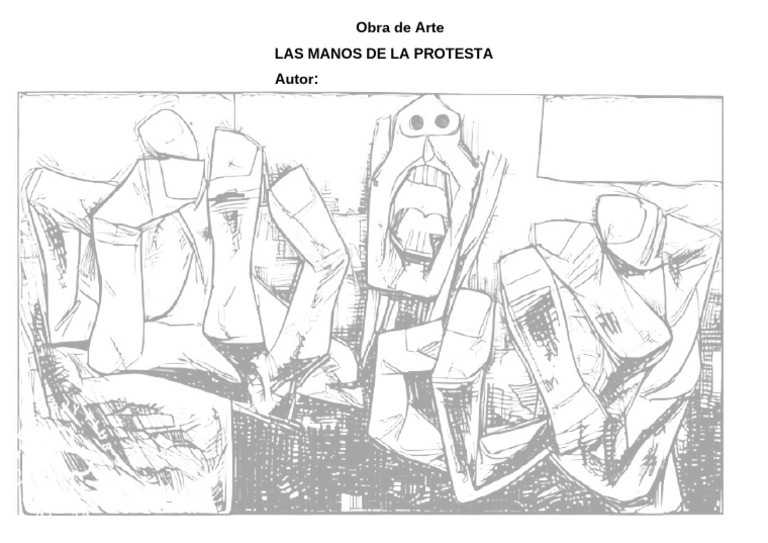 Obra de Arte Las Manos de La Protesta | PDF