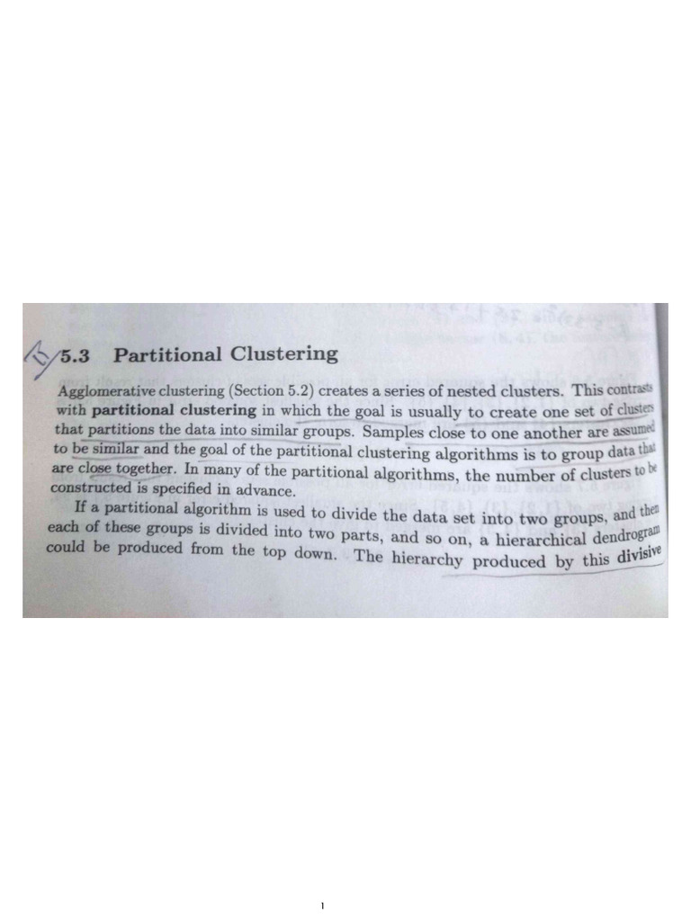 partitional clustering | PDF