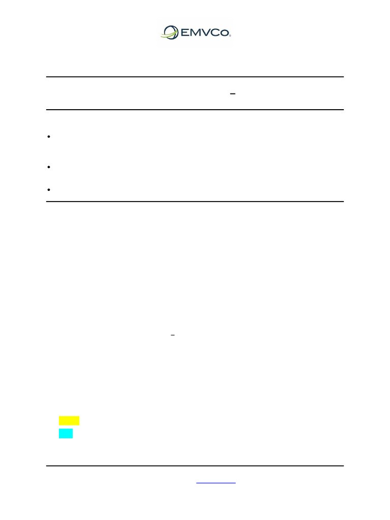 SB310 Updates To EMV Contactless Book C 8 Kernel 8 Specification | PDF ...