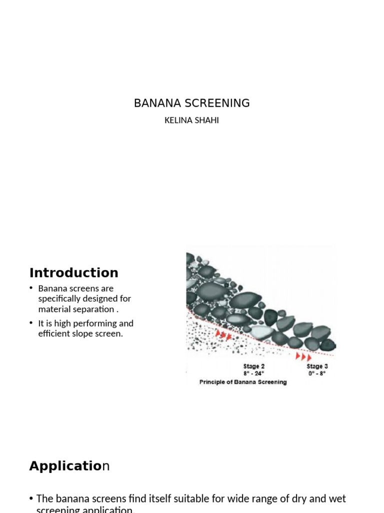 Banana Screening | PDF