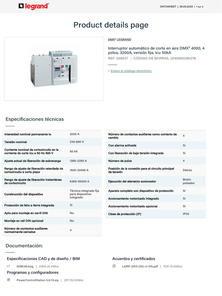 ProductSheet | PDF | Bienes manufacturados | Electromagnetismo