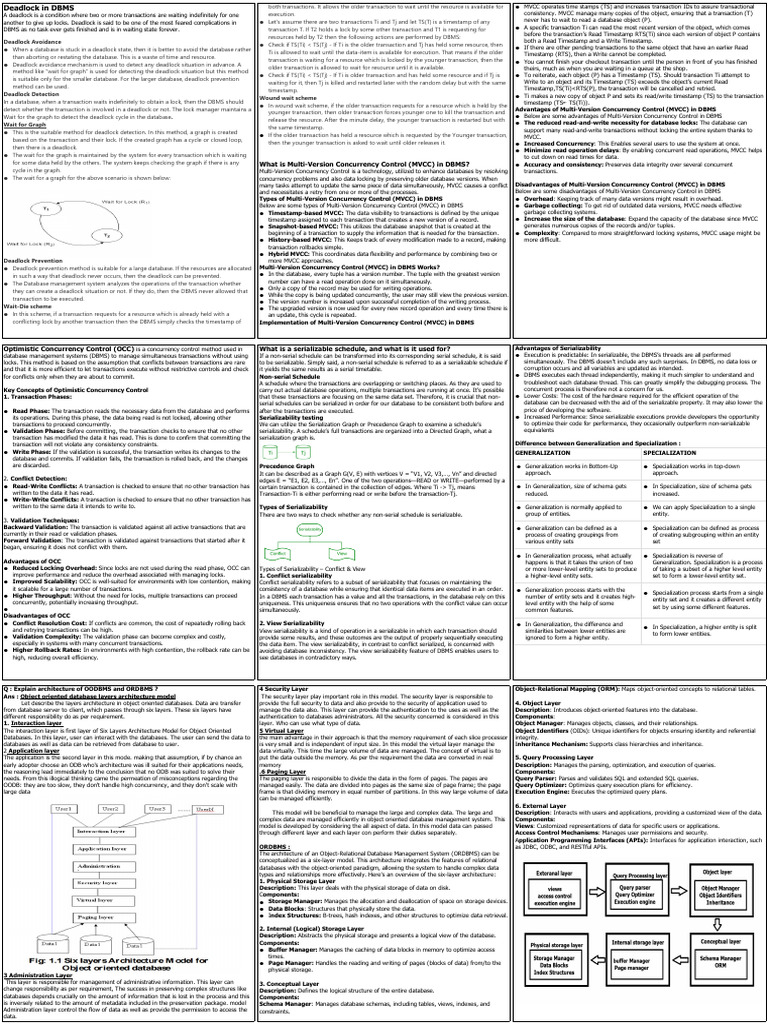 Adbms RG | PDF | Databases | Database Transaction