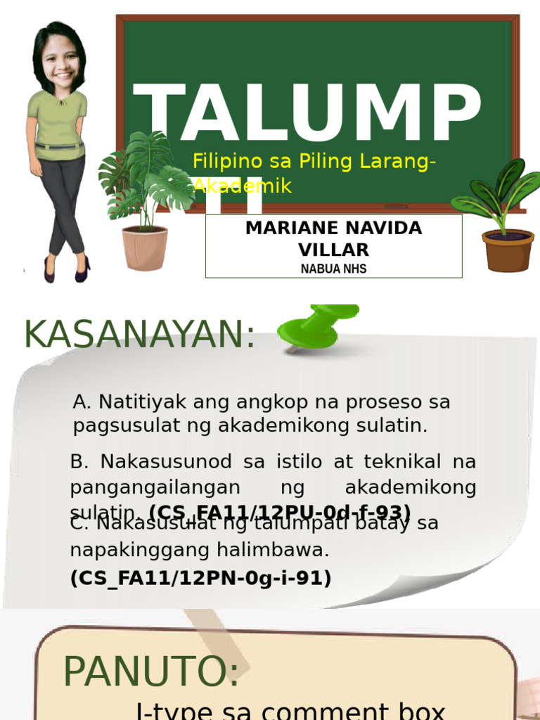 Bahagi Ng Talumpati_ Villar | PDF