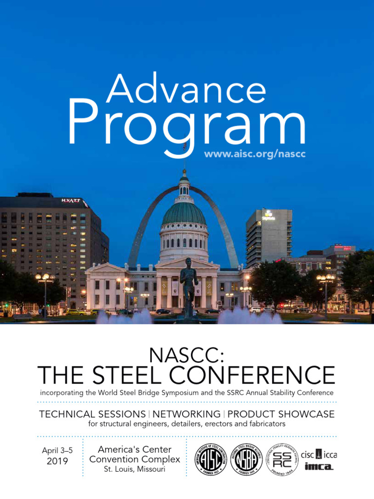 Advance Program Nascc 2019 | PDF | Structural Engineering