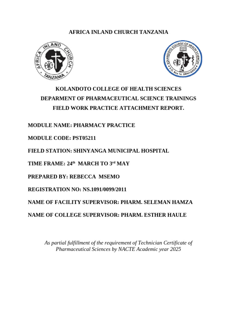 Kolandoto College Fieldwork Report | PDF | Computer Data Storage ...