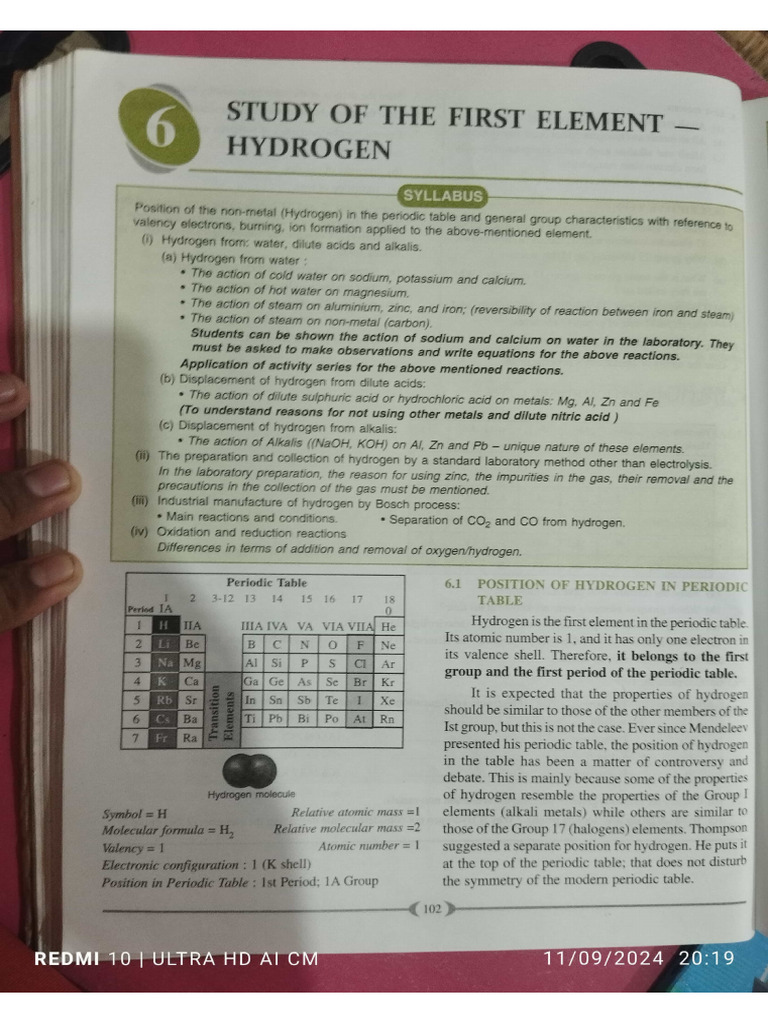 Hydrogen | PDF