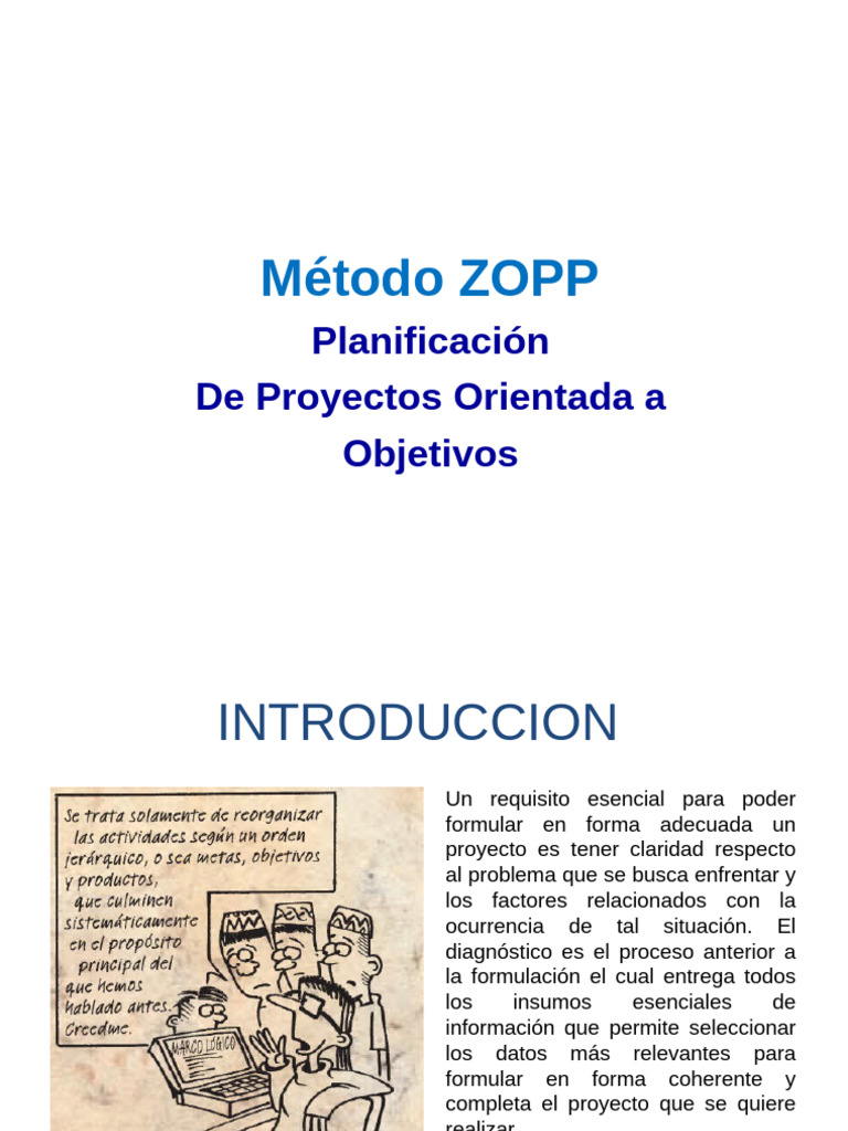 ZOPP | PDF | Planificación | Software