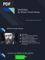 Meaning and Analysis of Invictus | PDF | Religious Belief And Doctrine