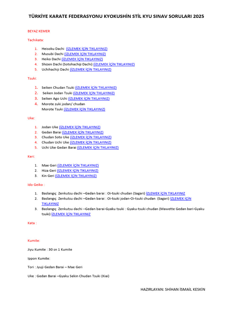 2025 Keski̇n Kyu Sinavlari Güncelleme | PDF